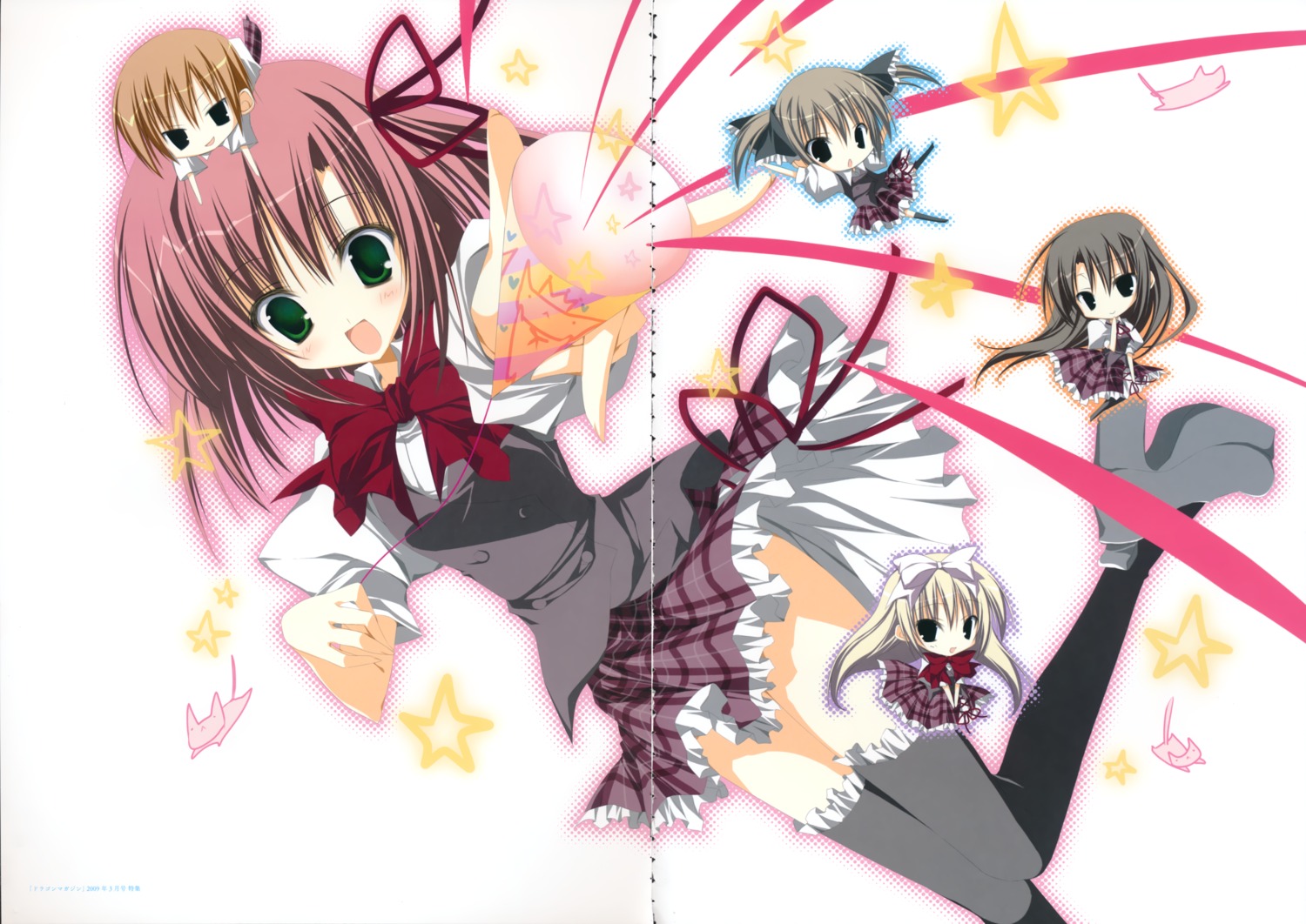 inugami kira seitokai no ichizon akaba chizuru sakurano kurimu shiina mafuyu shiina minatsu ...